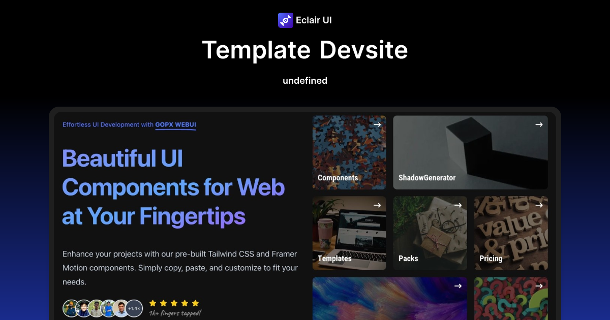 Template Devsite