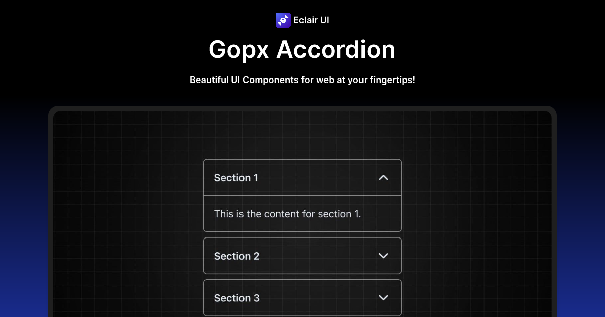 Gopx Accordion