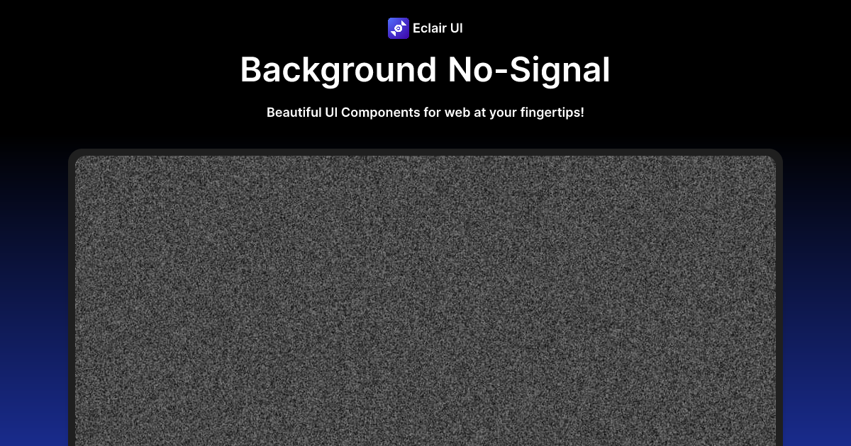 Background No-Signal