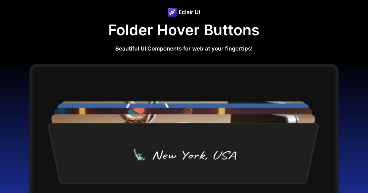 Folder Hover Buttons